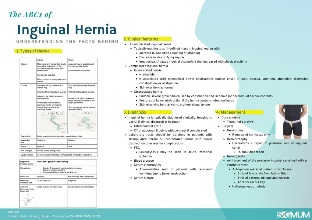 ABCs of: Inguinal Hernia – Surgical Interest Group of Monash University ...