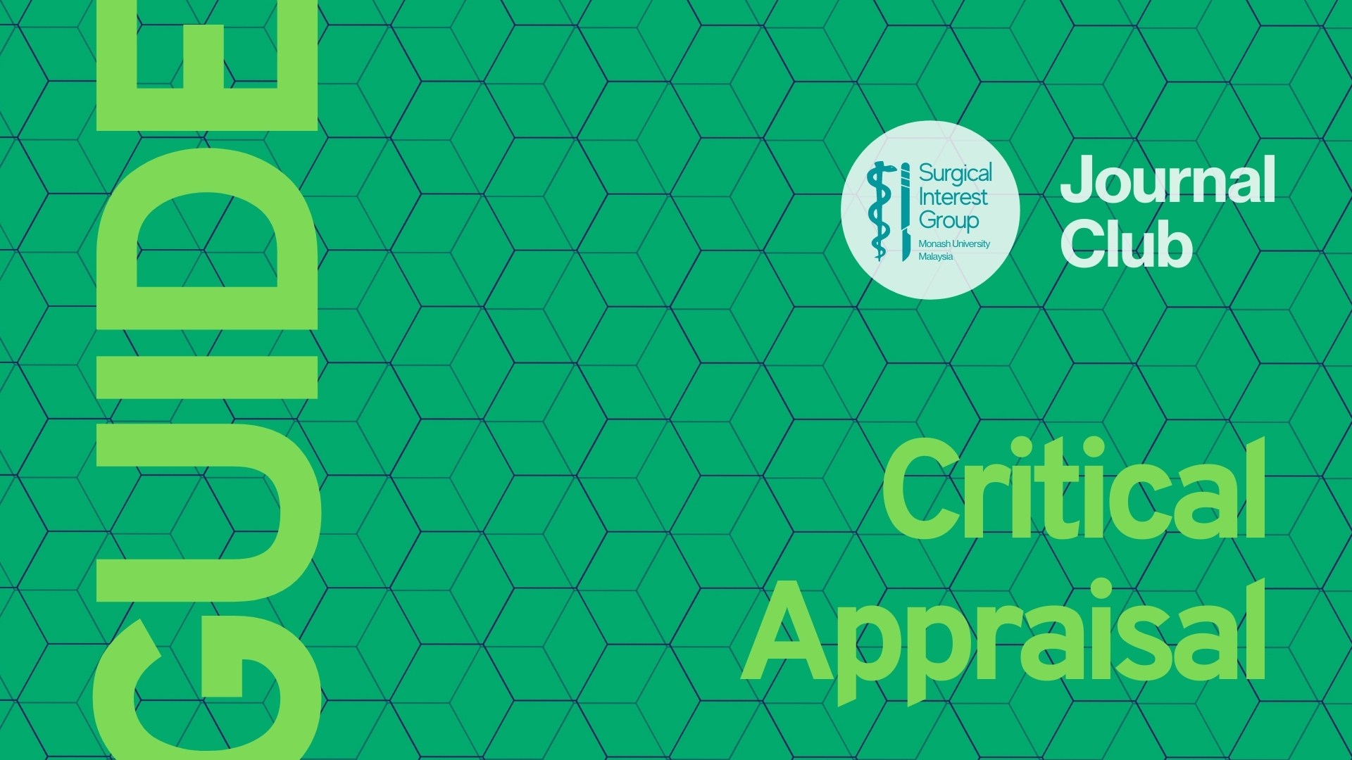 A Guide To Critical Appraisal – Surgical Interest Group of Monash ...