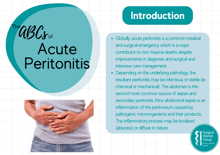 ABCs of: Acute Peritonitis – Surgical Interest Group of Monash ...