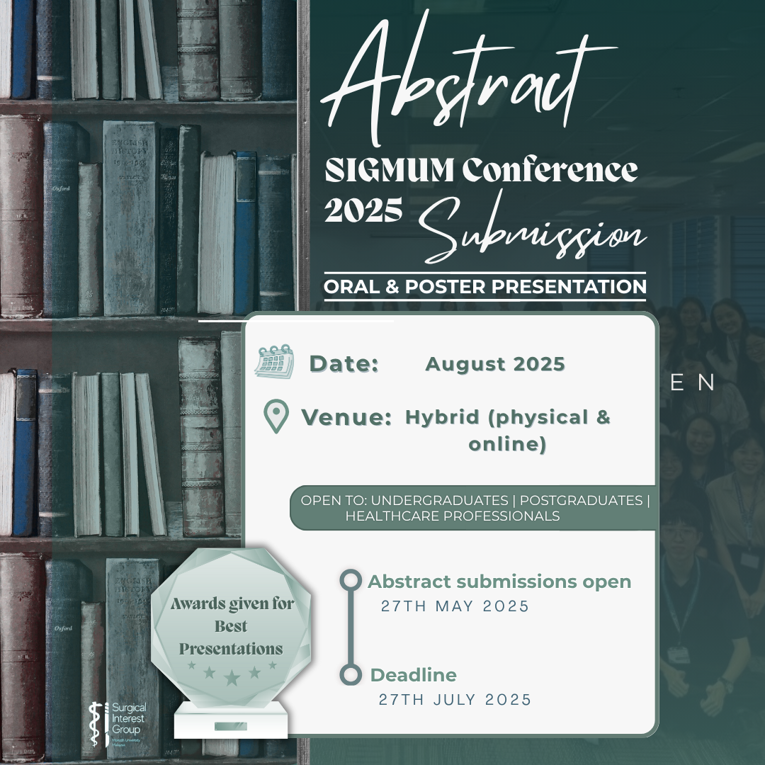 SIGMUM Conference Abstract Submission 2025 – Surgical Interest Group of ...